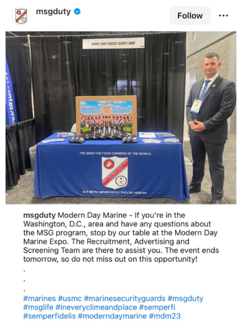 Exhibitor Social Media References - Marine Military Expos